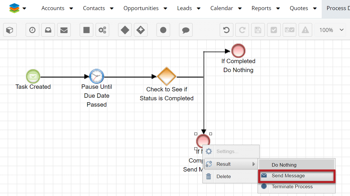 Creating an Overdue Task Alert in SugarCRM