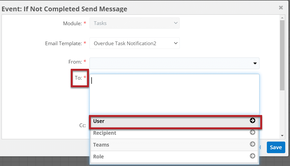 Creating an Overdue Task Alert in SugarCRM