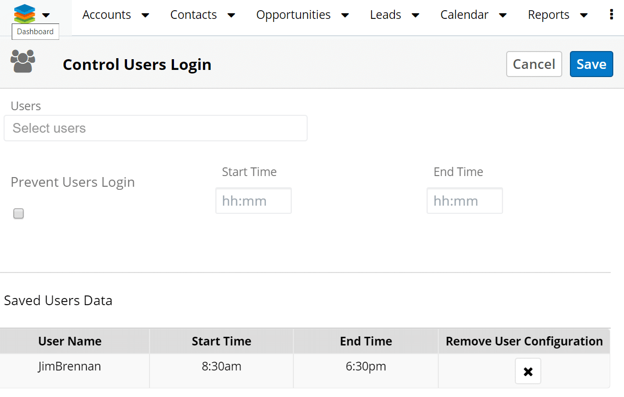 How to Control User Login Times in Sugar | SugarCRM